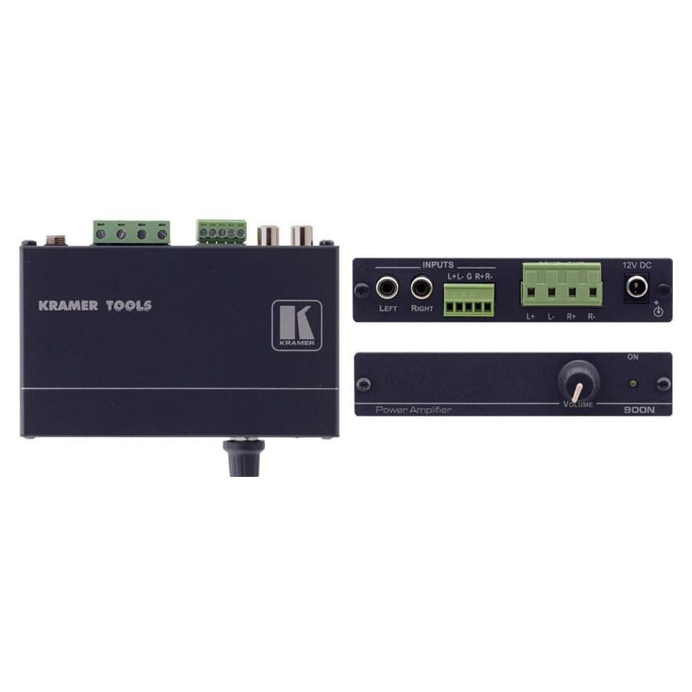 Amplificador Estéreo 10W RMS por canal 4 OHMS 900N Kramer | Eletrônica ...