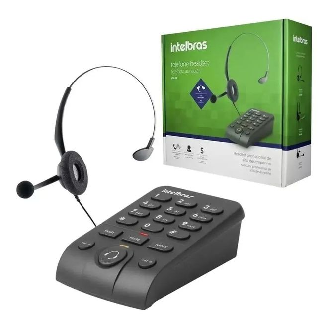 Headset com Teclado HSB50 Intelbras | Eletrônica Santana - Eletronica ...