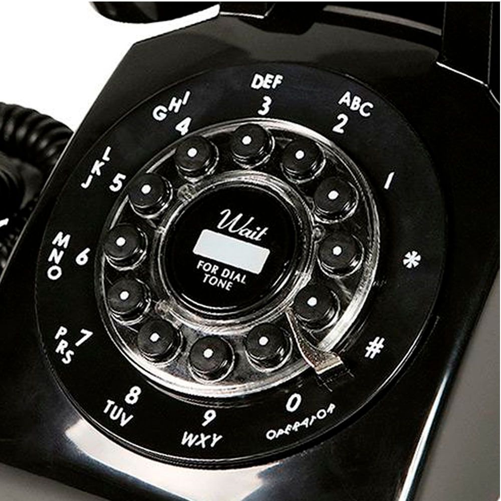Telefone com Fio Retrô Classic London - Eletronica Santana