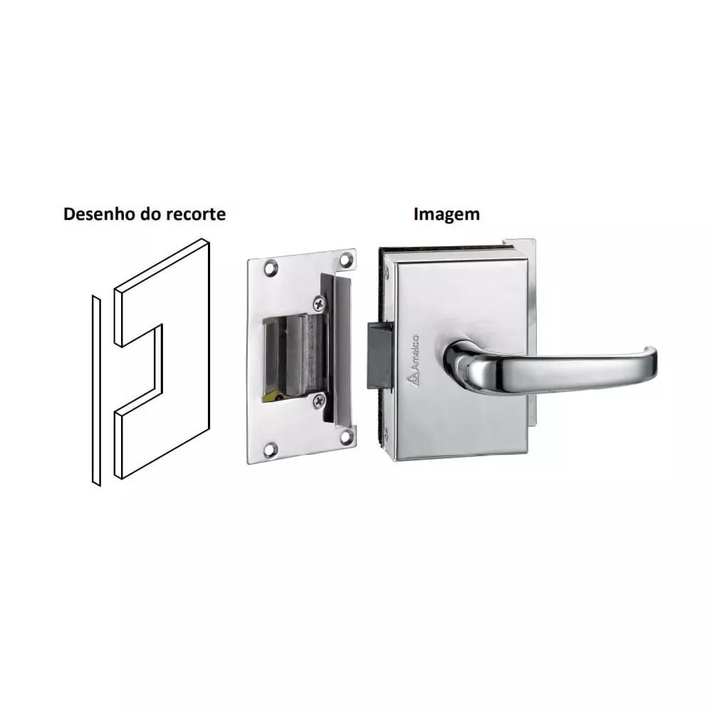 Fechadura Elétrica FV33ECRA Amelco: Segurança e praticidade para portas ...