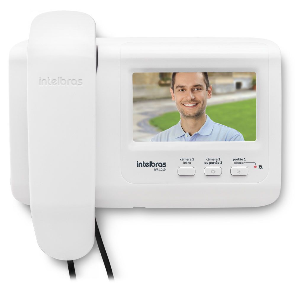 Vídeo Porteiro Residencial IVR 1010 Intelbras - Eletronica Santana