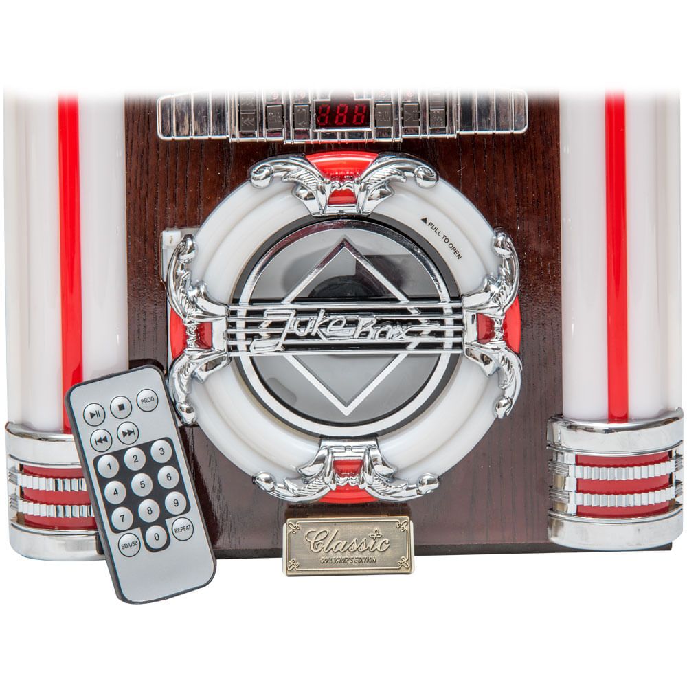 Jukebox Mini 42 271 Classic | Som Retrô e Compacto - Eletronica Santana