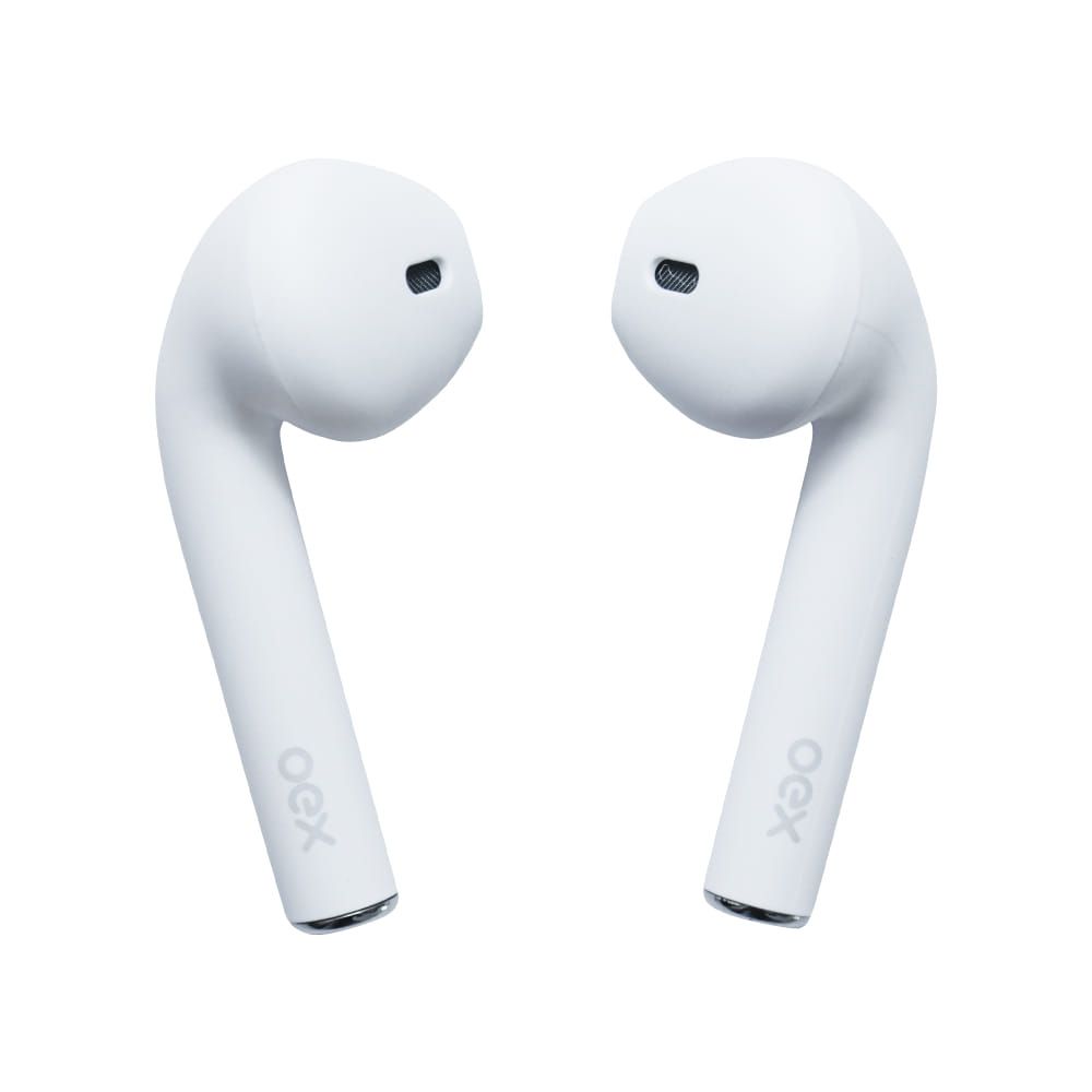Fone de ouvido Bluetooth Candy branco TWS11 OEX - Ouça suas músicas com ...