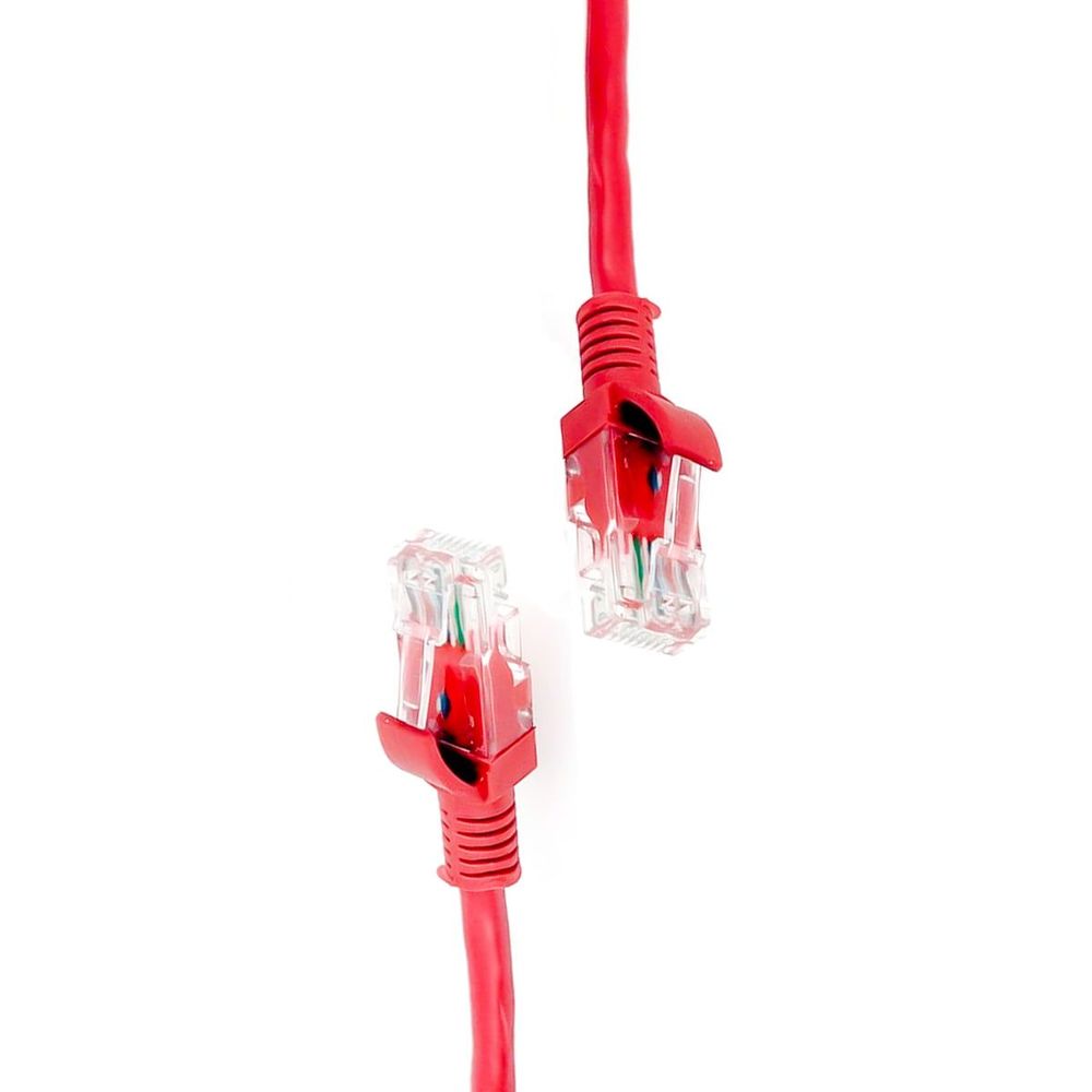 Patch Cord Cat6 1,5m UTP Vermelho 51810 Legrand - Eletronica Santana