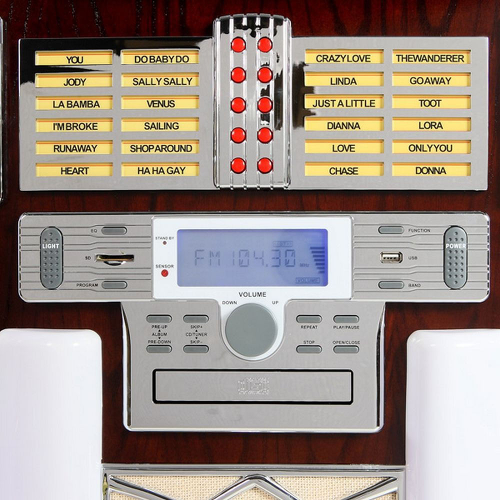 Jukebox Alto-falante com Base e Caixas Auxiliares Classic: Música e ...