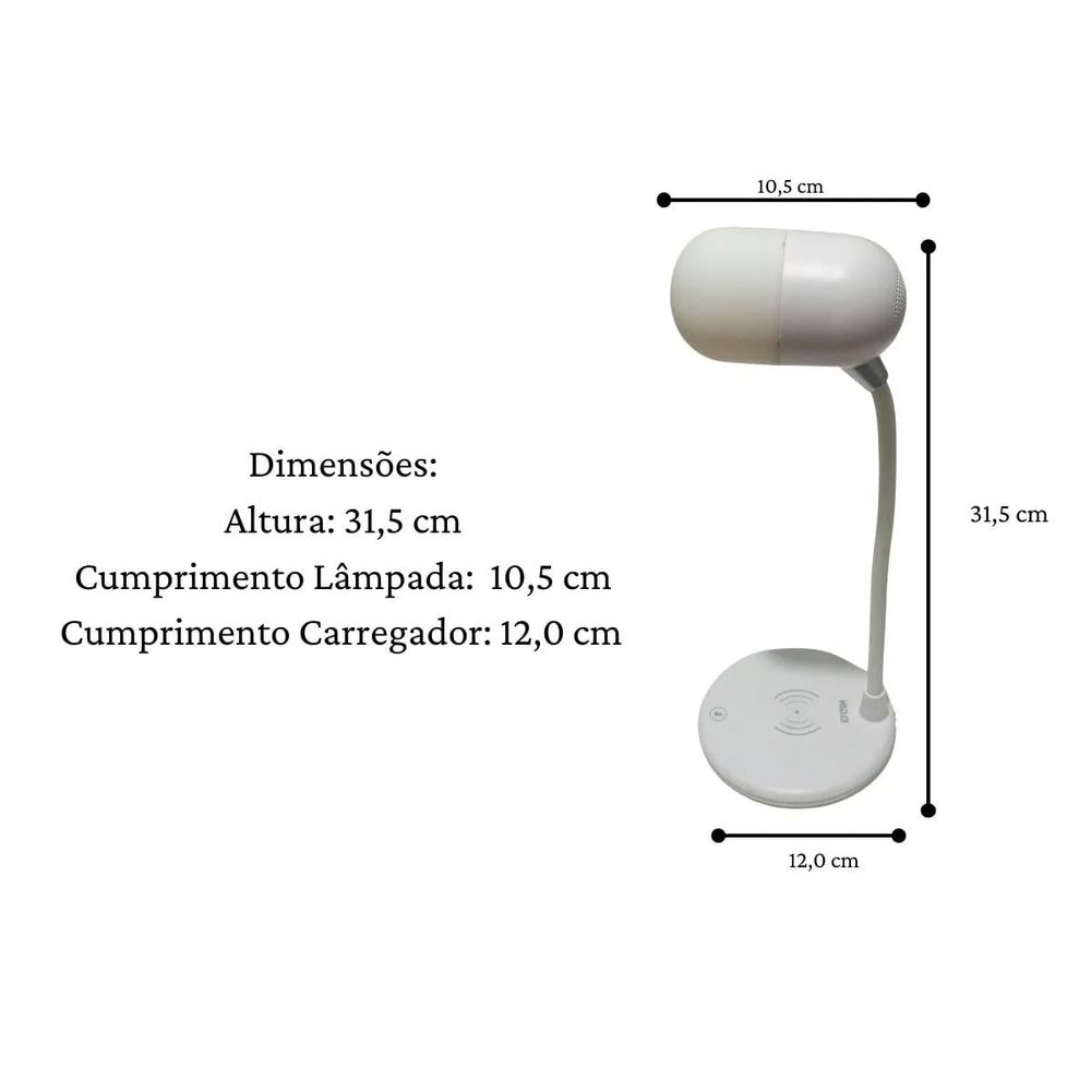 Luminária de Mesa LED Lumi Play Elgin | Eletrônica Santana - Eletronica ...