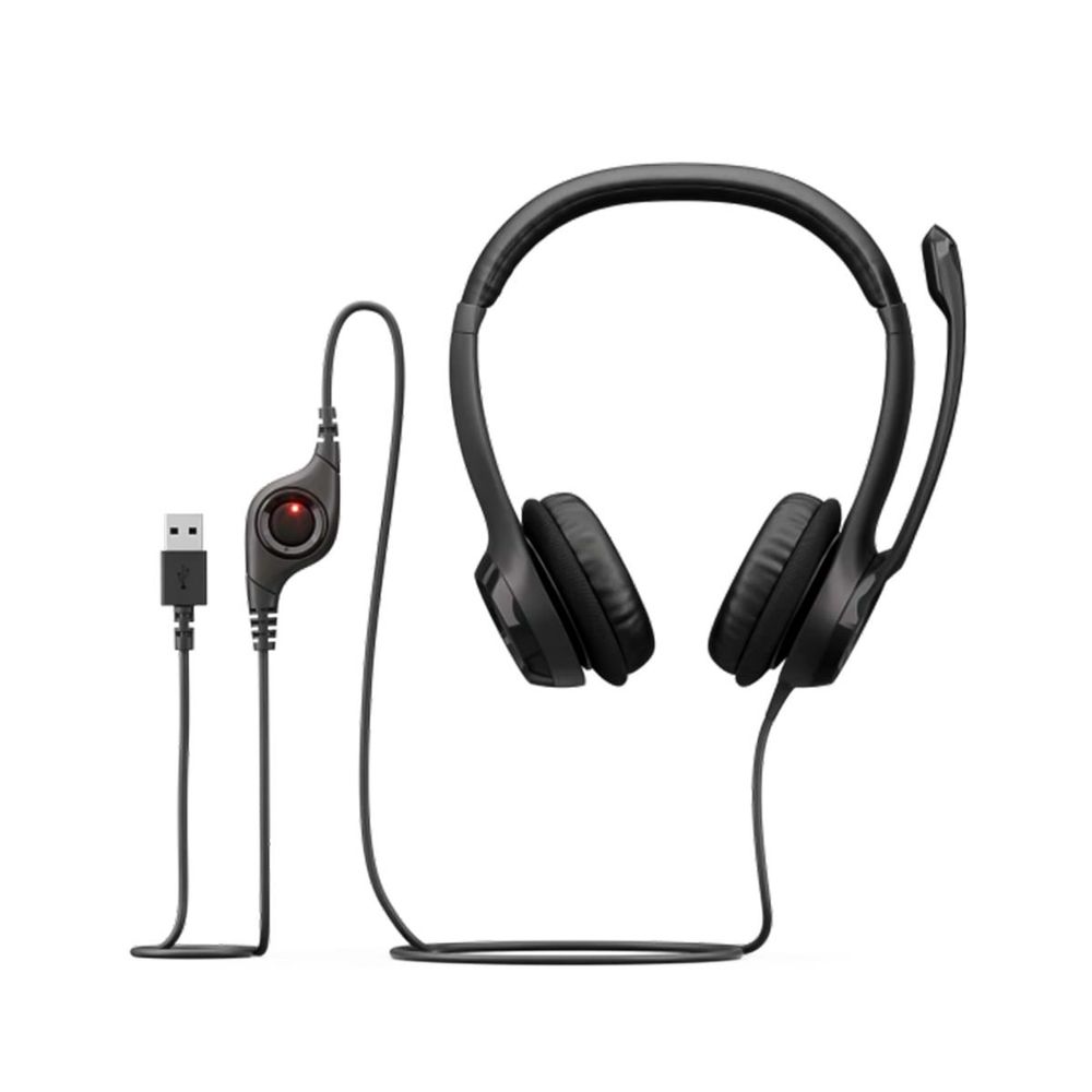Headset USB Logitech H390 com Fio | Som Claro e Conforto - Eletronica ...