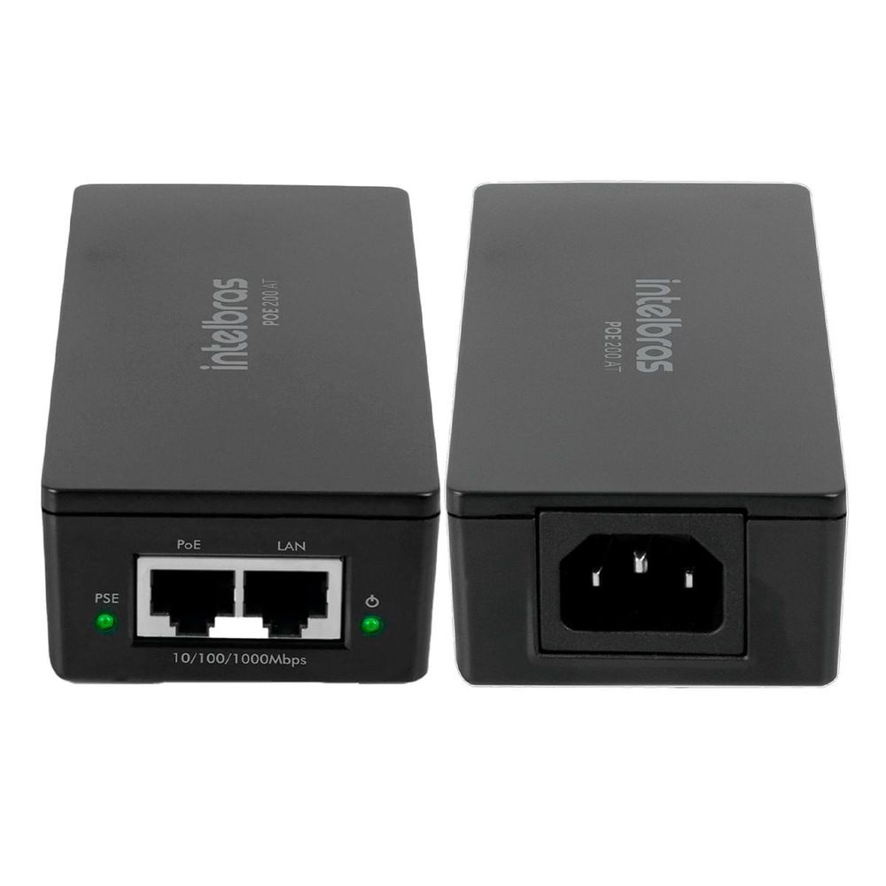 Injetor Conversor PoE Gigabit Ethernet PoE 200 | Intelbras - Eletronica ...