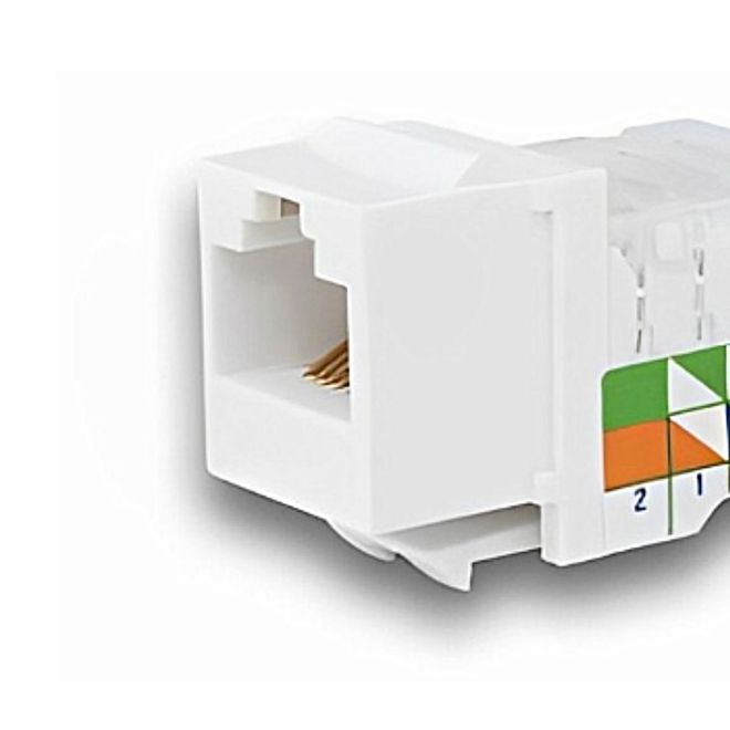 Conector Fêmea Cat5 RJ45 Keystone Linkeo 632703 | Legrand - Eletronica ...