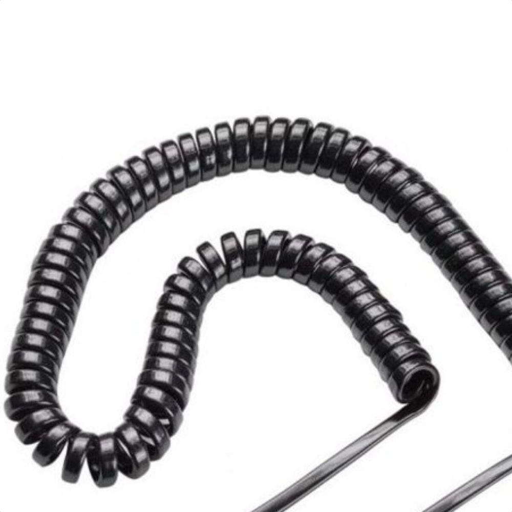 Cabo Espiral QD para Headset | Eletrônica Santana - Eletronica Santana