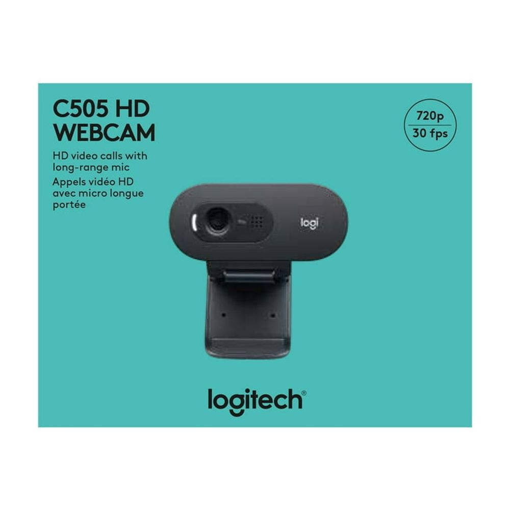 Webcam Logitech C505 com Microfone | Alta Qualidade - Eletronica Santana