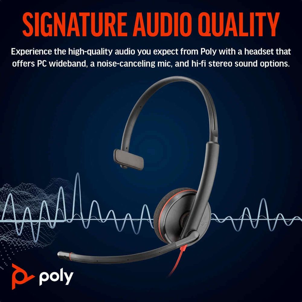 Headset Mono Blackwire C3210 USB-C | Comunicações Imersivas ...