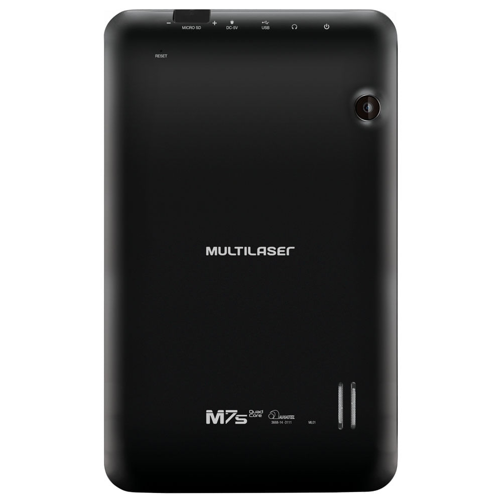 Tablet Multilaser 7" Android 4.4 Quad Core M7S Preto NB184 - Eletronica ...