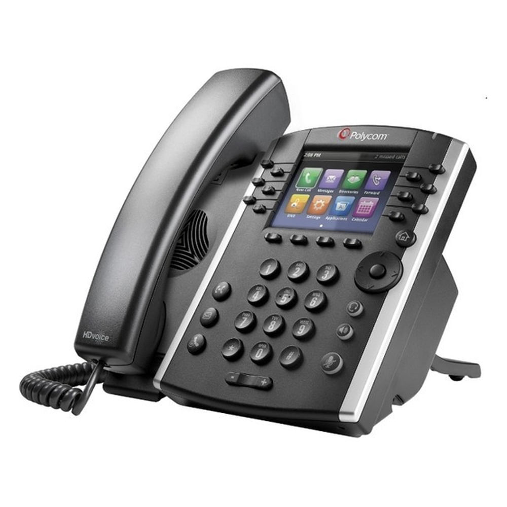 Telefone IP VVX400 para 12 Linhas 2200-46157-025 Polycom - Eletronica ...