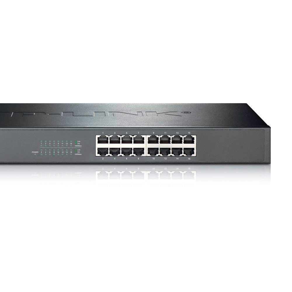 Switch 16 Portas 10/100/1000Mpbs TL-SG1016 - TP-Link - ES Tech