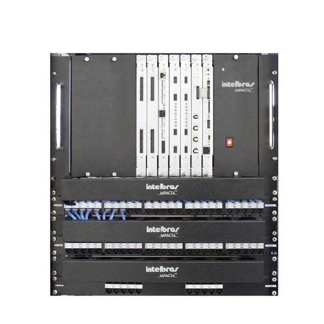 Central PABX Impacta 140 Rack 0X0 Intelbras - Eletrônica Santana ...
