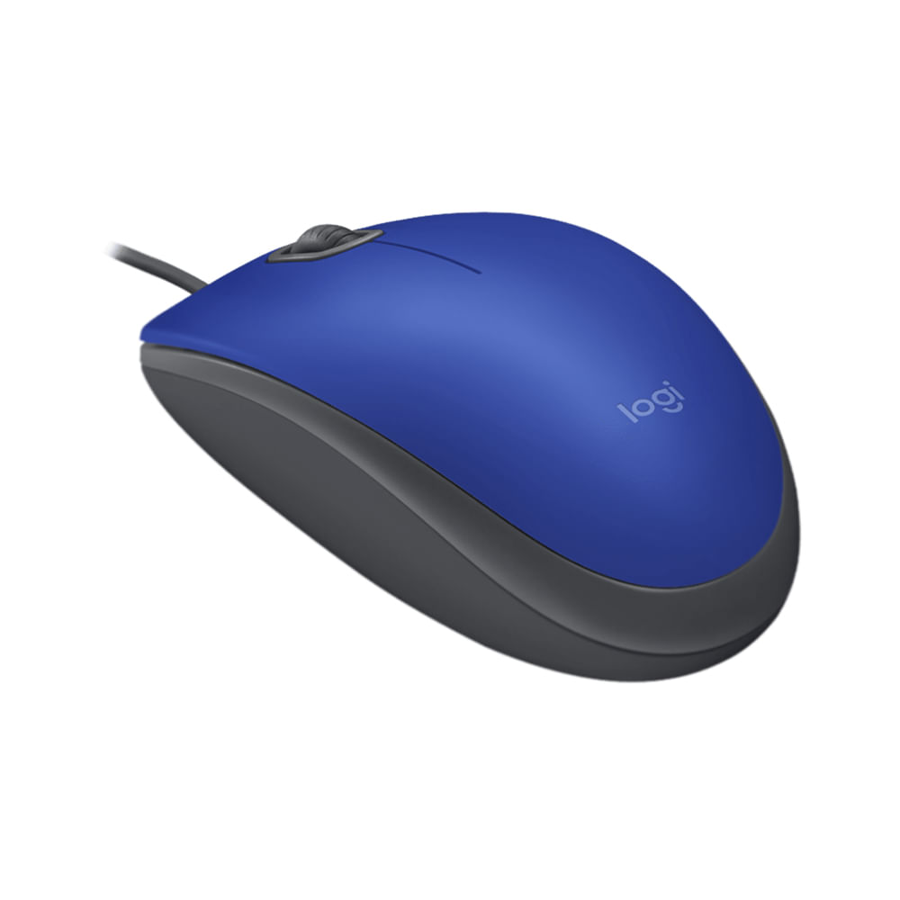 Mouse com Fio USB M110 Azul Logitech - Eletrônica Santana - Eletronica ...