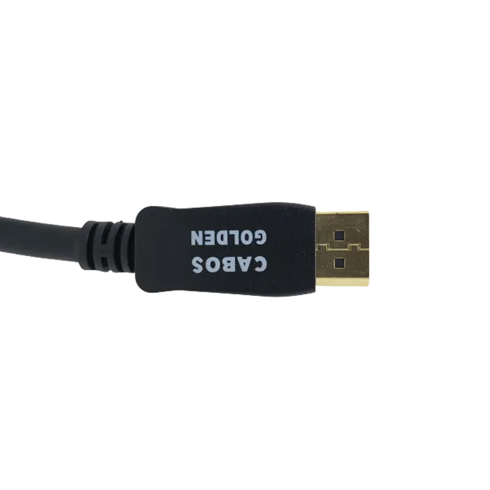 Cabo DisplayPort 1.4 8K 60Hz Golden | Alta Qualidade - Eletronica Santana